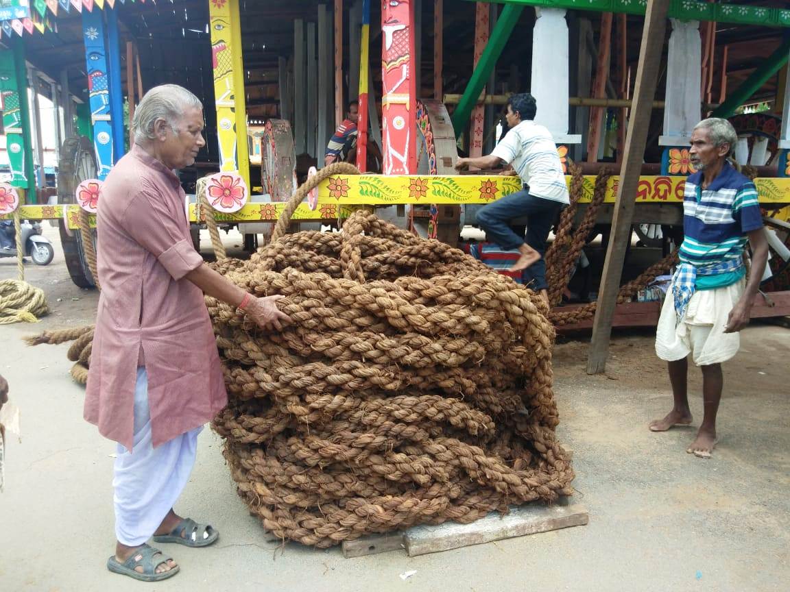 Siadi ropes for Keonjhar chariots getting scarce - OrissaPOST