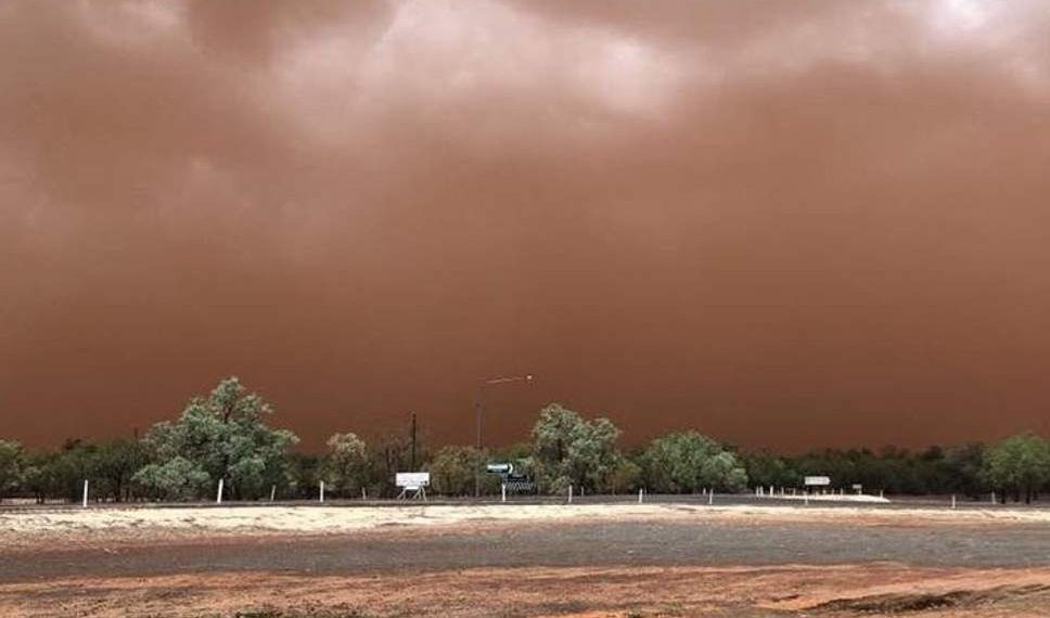 Giant dust storm hits Australia causing health scare - OrissaPOST