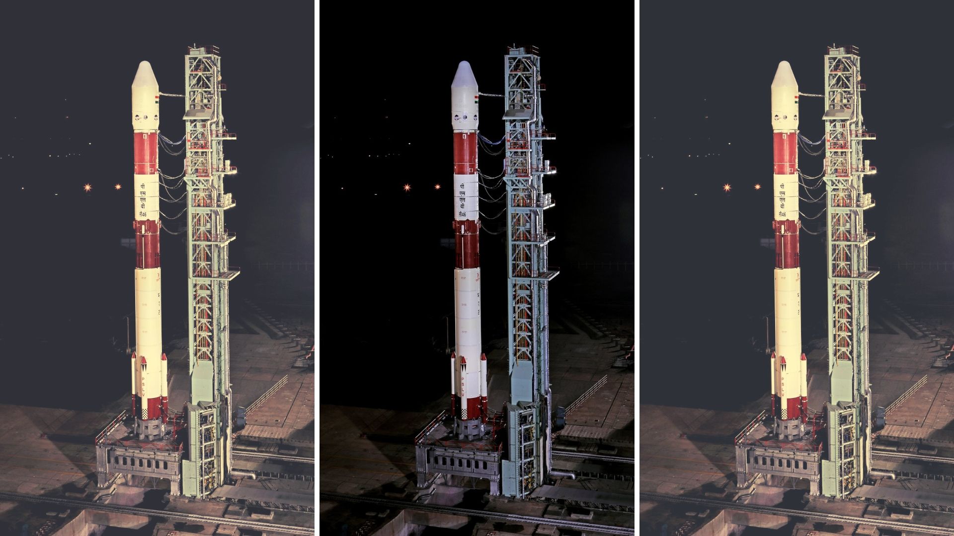 Indias Pslv Rocket Lifts Off With Radar Imaging Satellite Risat 2b