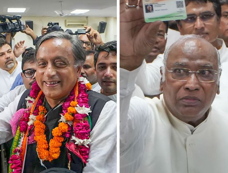 Cong prez poll: It's Kharge vs Tharoor as K N Tripathi's nomination ... Cong prez poll: It's Kharge vs Tharoor as K N Tripathi's nomination ...