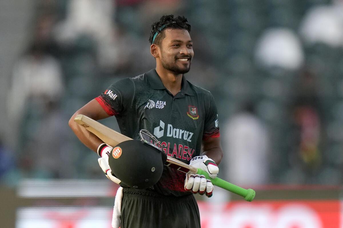 Najmul Hossain Shanto likely to step down as Bangladesh captain after ...